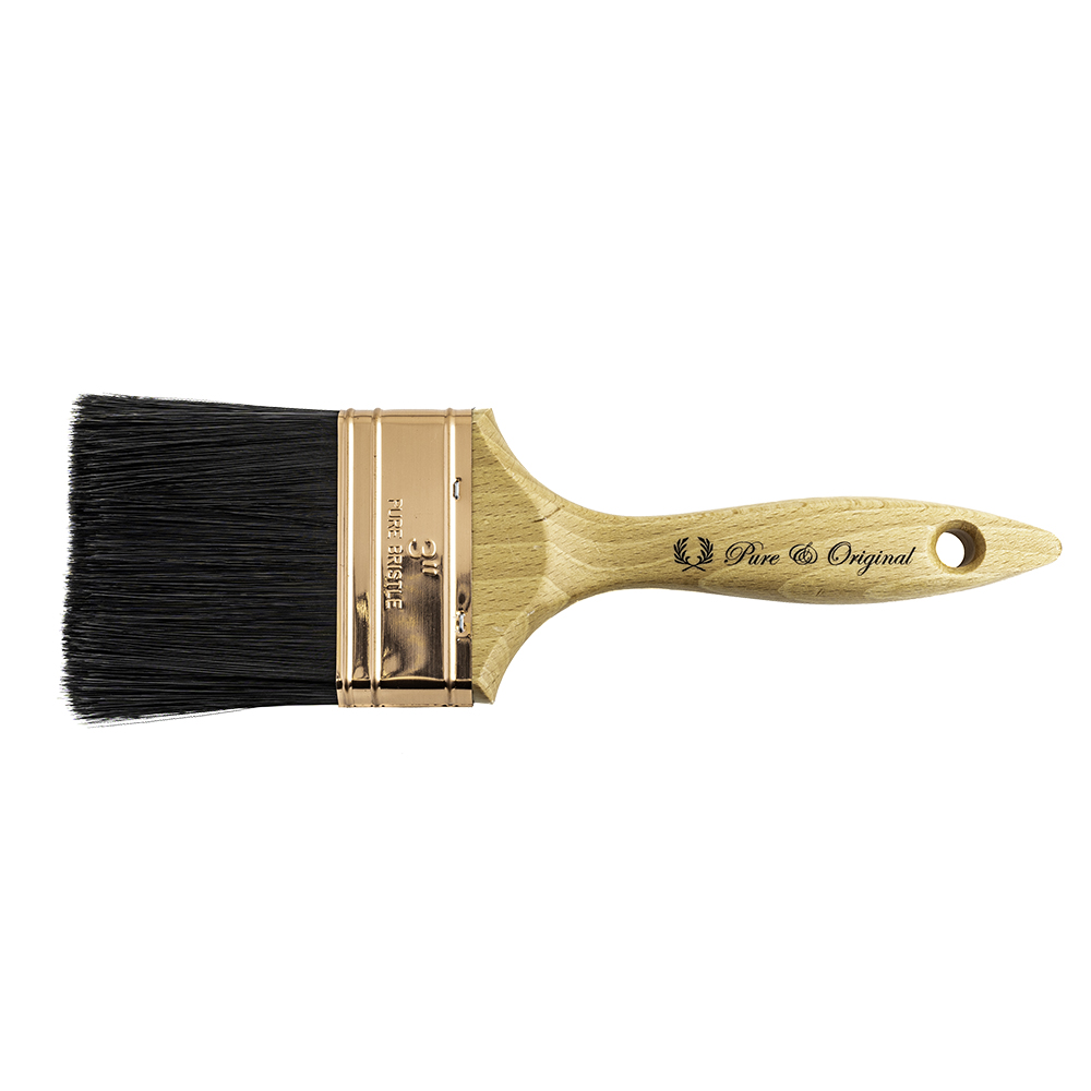 Premium Pure & Original Platte Kwast 6,4 cm | Geschikt voor alle ...