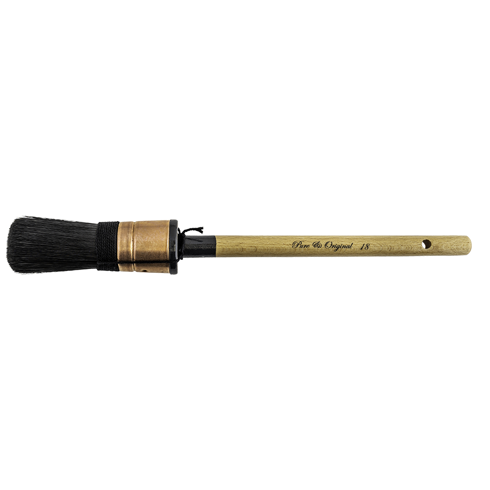 Premium Pure & Original Ronde Kwast 16 mm | Geschikt voor alle ...