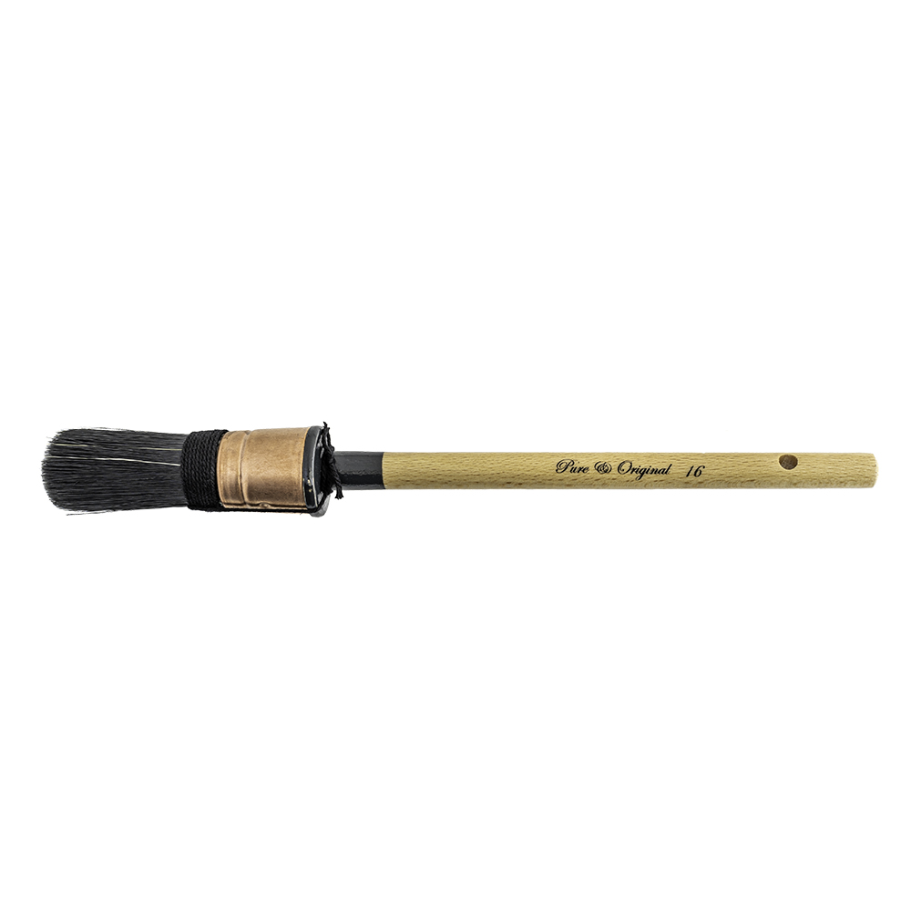 Premium Pure & Original Ronde Kwast 18 mm | Geschikt voor alle ...